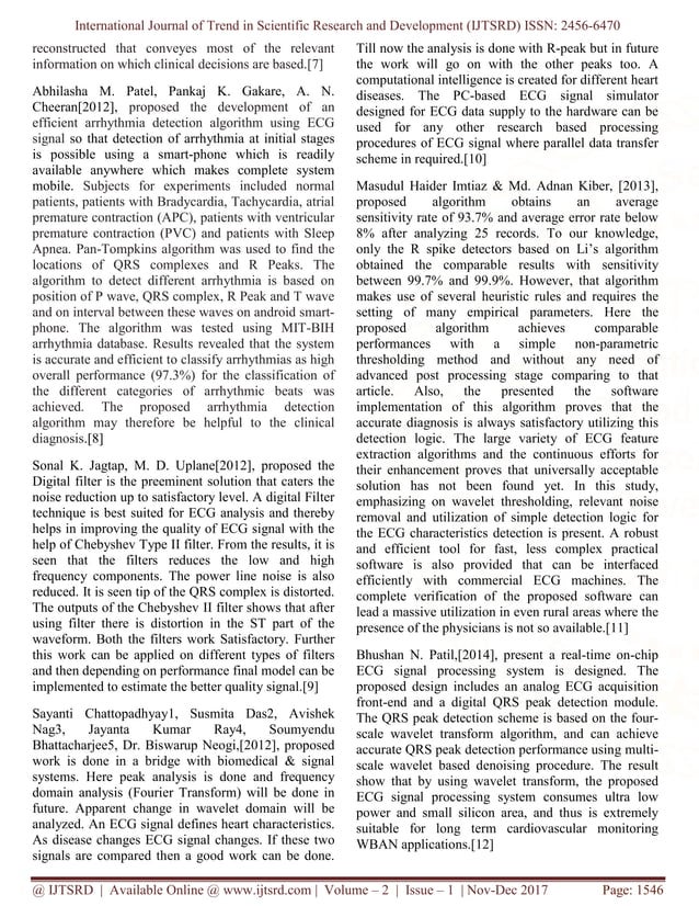 Real time ECG Monitoring: A Review | PDF