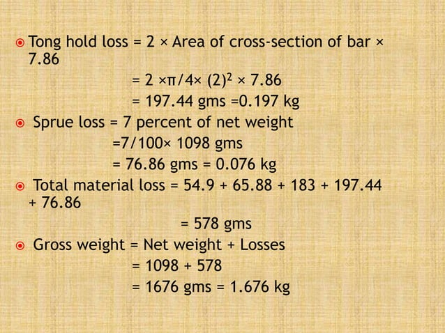 cost calculation on forging | PPTX | Business and Finance