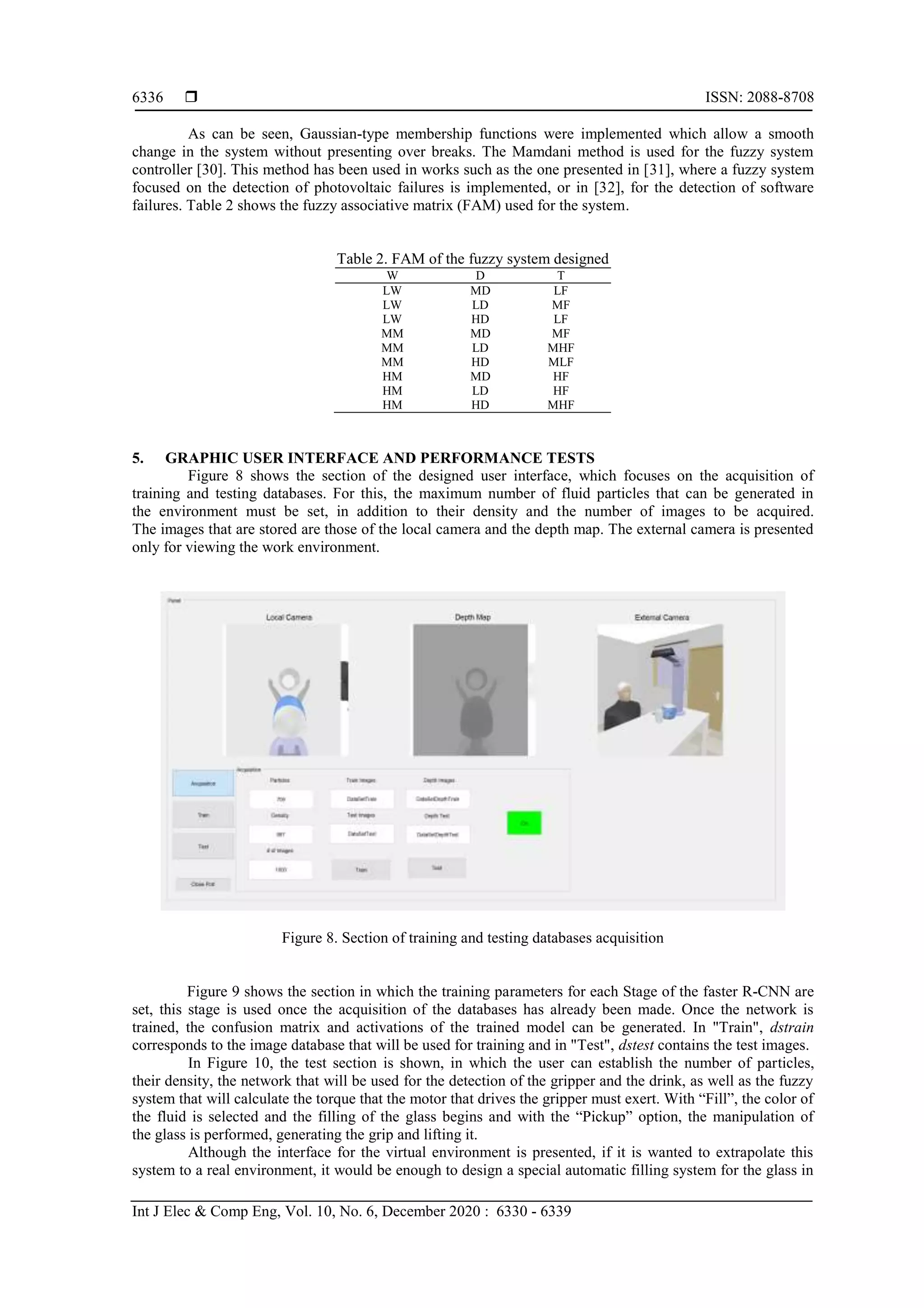 Visual control system for grip of glasses oriented to assistance ...
