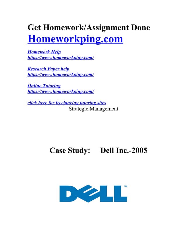 242269855 dell-case-study | PDF
