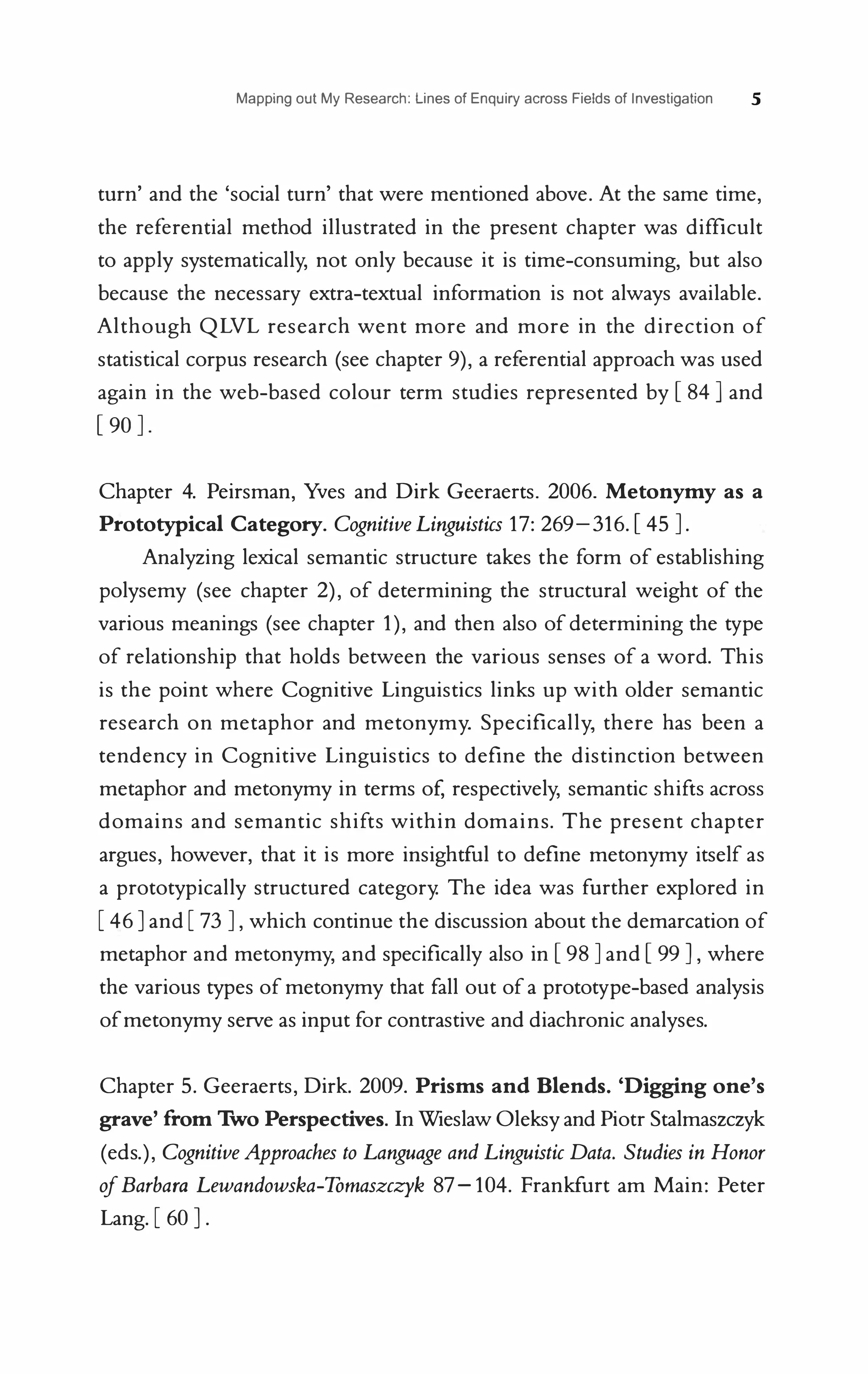Conceptual Structure And Conceptual Variation Dirk Geeraerts | PDF