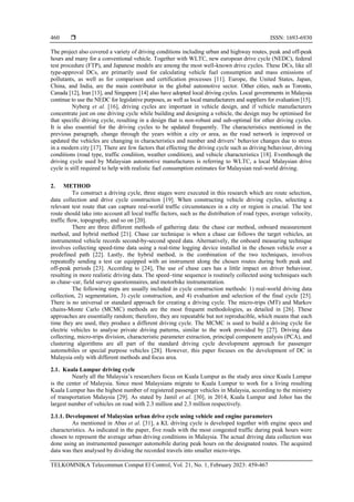 Driving cycle development methods: case study in Malaysia | PDF