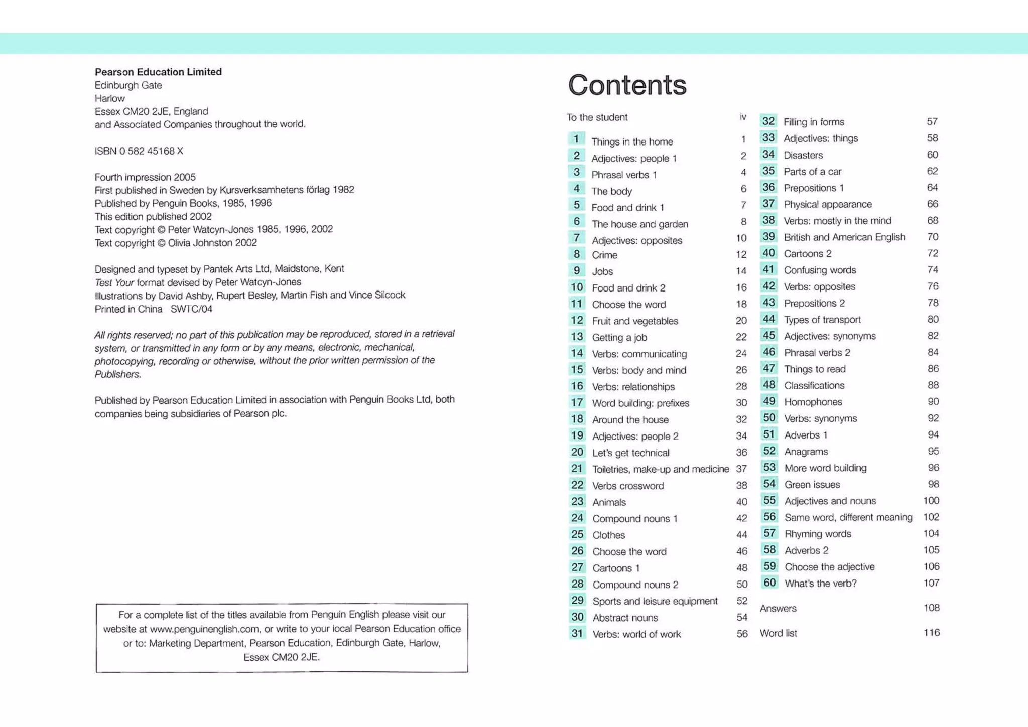 Test Your Vocabulary | PDF