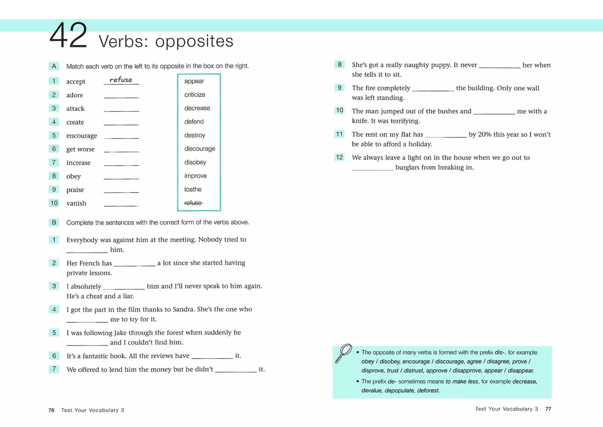 Test Your Vocabulary | PDF