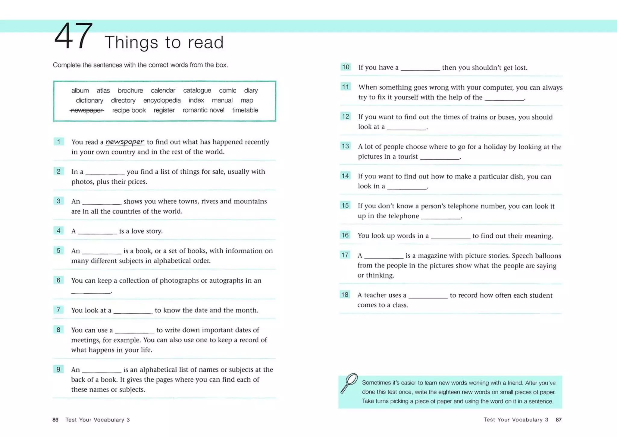 Test Your Vocabulary | PDF