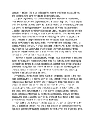 A Life In Diplomacy Maharajakrishna Rasgotra | PDF
