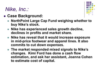 242546561-Nike-Inc-Cost-of-Capital-Case-Study.ppt