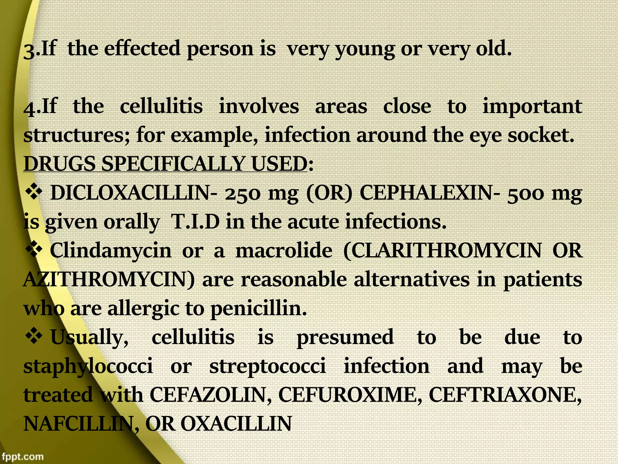 case study on cellulitis | PPT