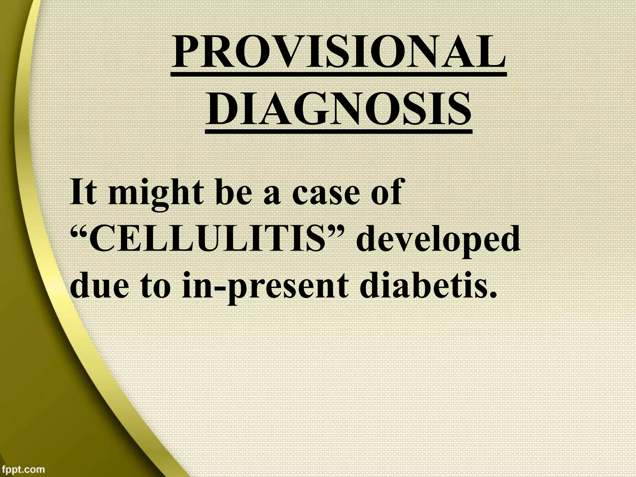 case study on cellulitis | PPT