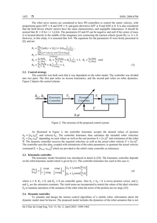 Path tracking control of differential drive mobile robot based on ...