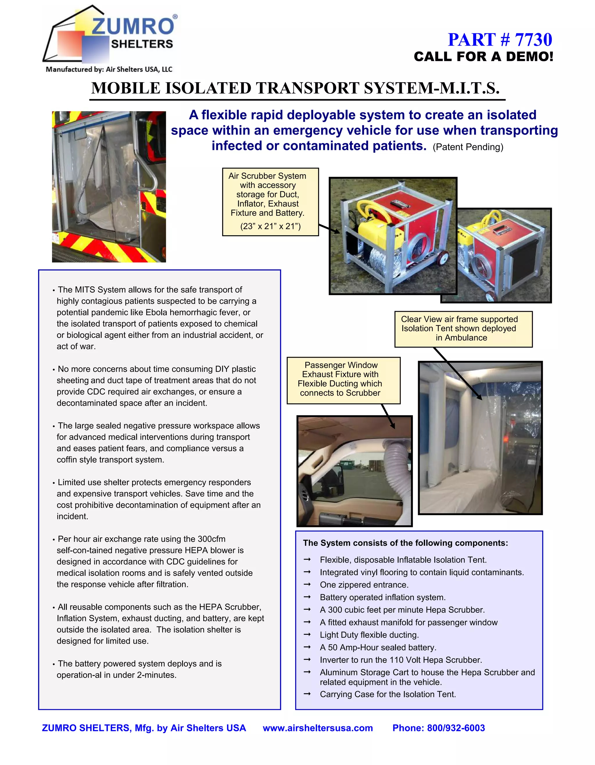 MITS Flyer - 2-19-16 UPDATED ZUMRO PRODUCTS copy | PDF