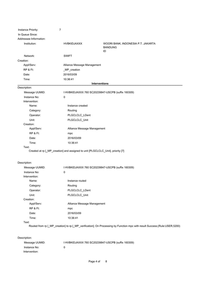 760 swift confirmationUSCPB | PDF