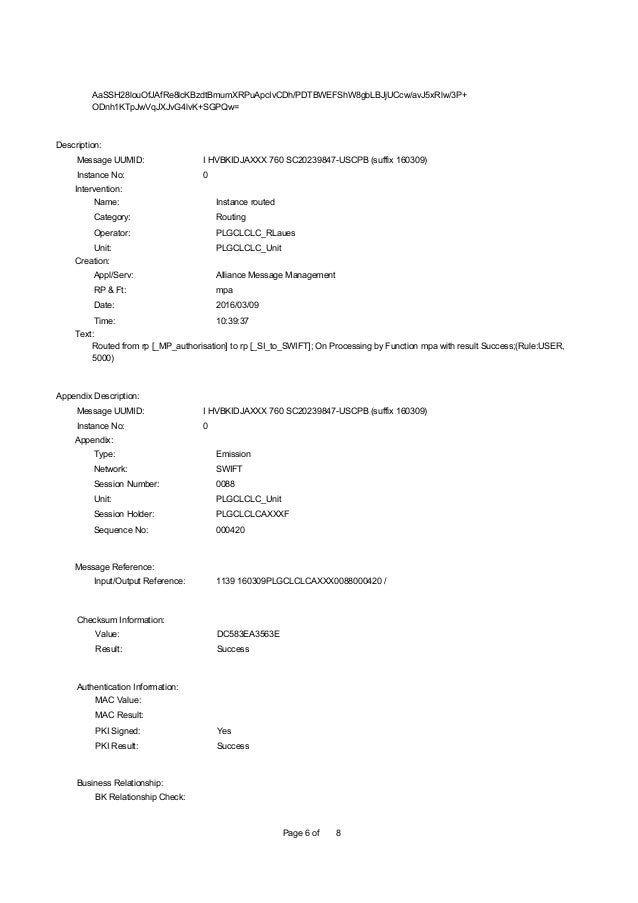 760 swift confirmationUSCPB