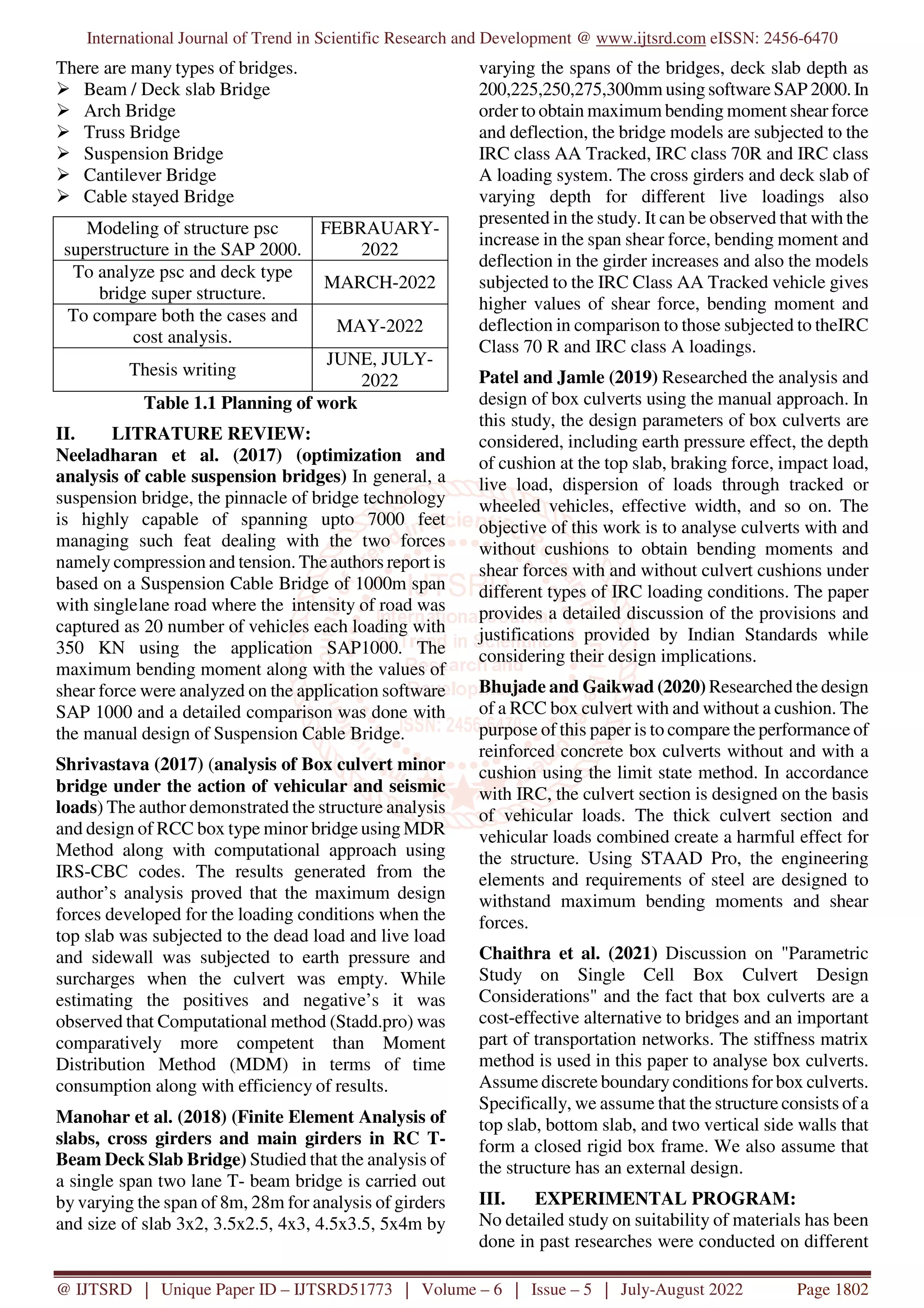 Design and Analysis of a Girder Bridge for Highway Structures using SAP 2000 | PDF | Civil ...