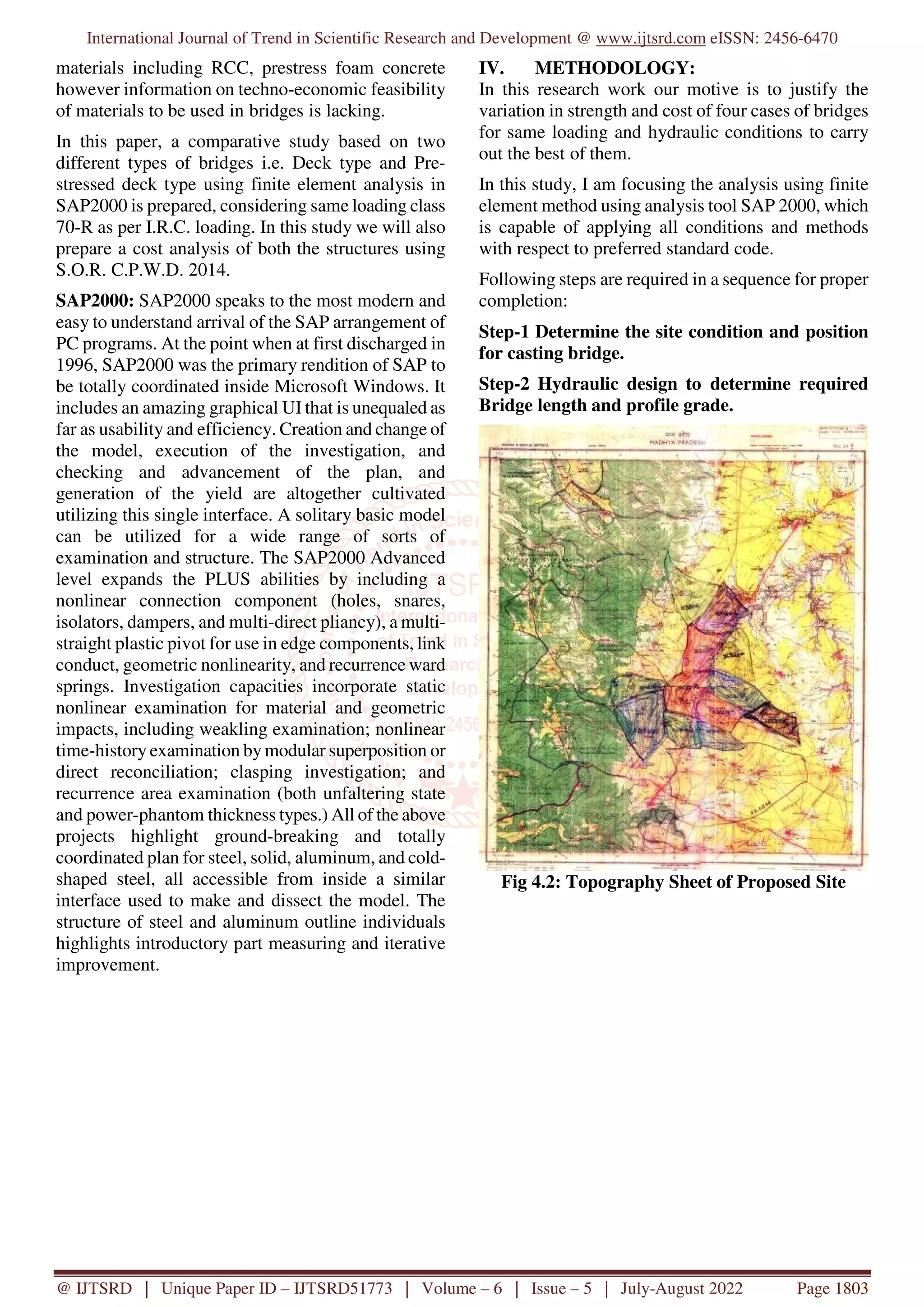 Design and Analysis of a Girder Bridge for Highway Structures using SAP 2000 | PDF | Civil ...