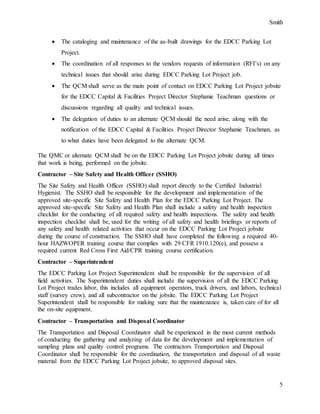 Quality Control Program Proposal Final Draft | DOCX