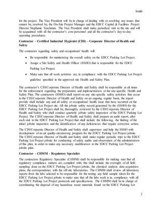 Quality Control Program Proposal Final Draft | PDF