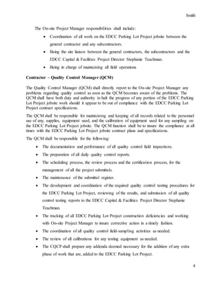 Quality Control Program Proposal Final Draft | PDF