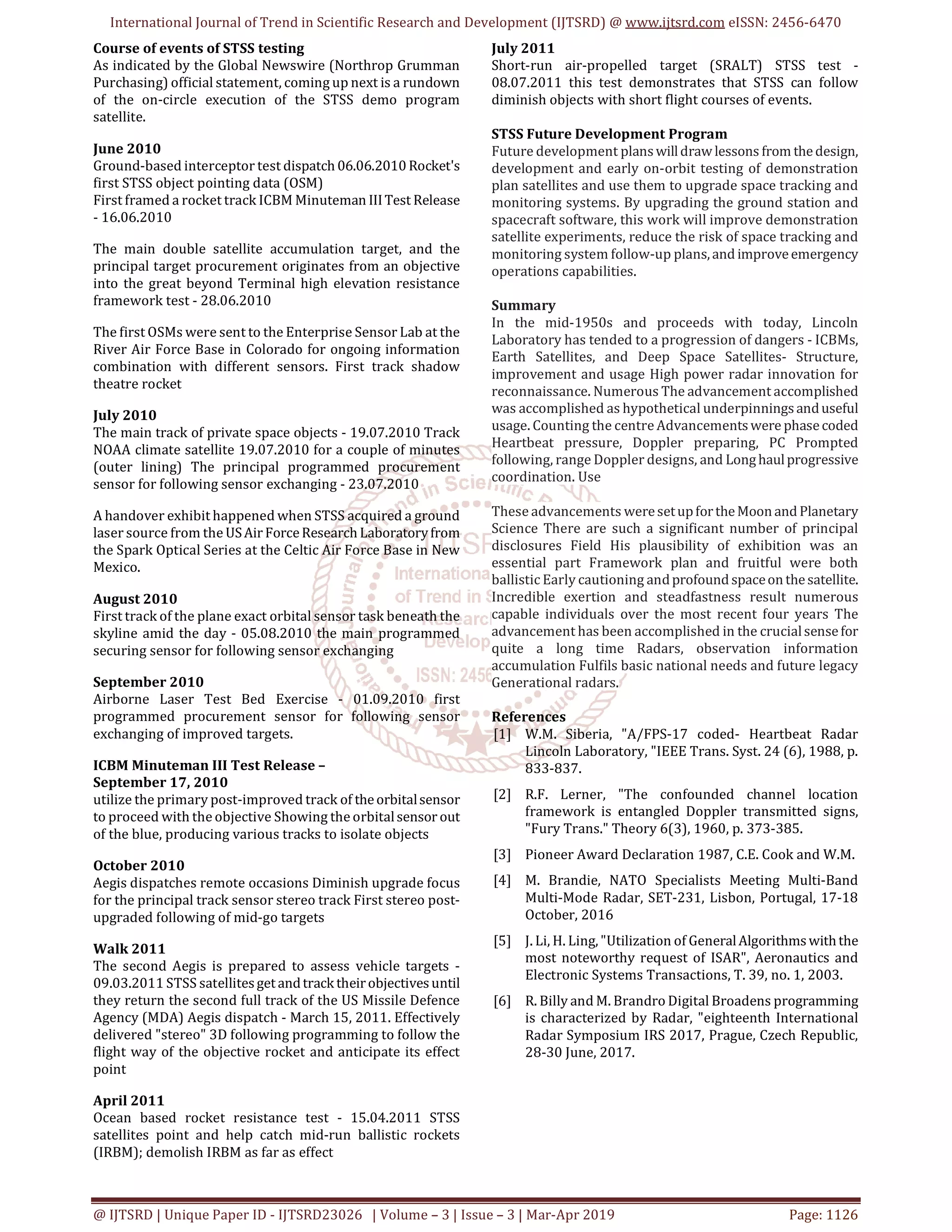 Military Radar System | PDF