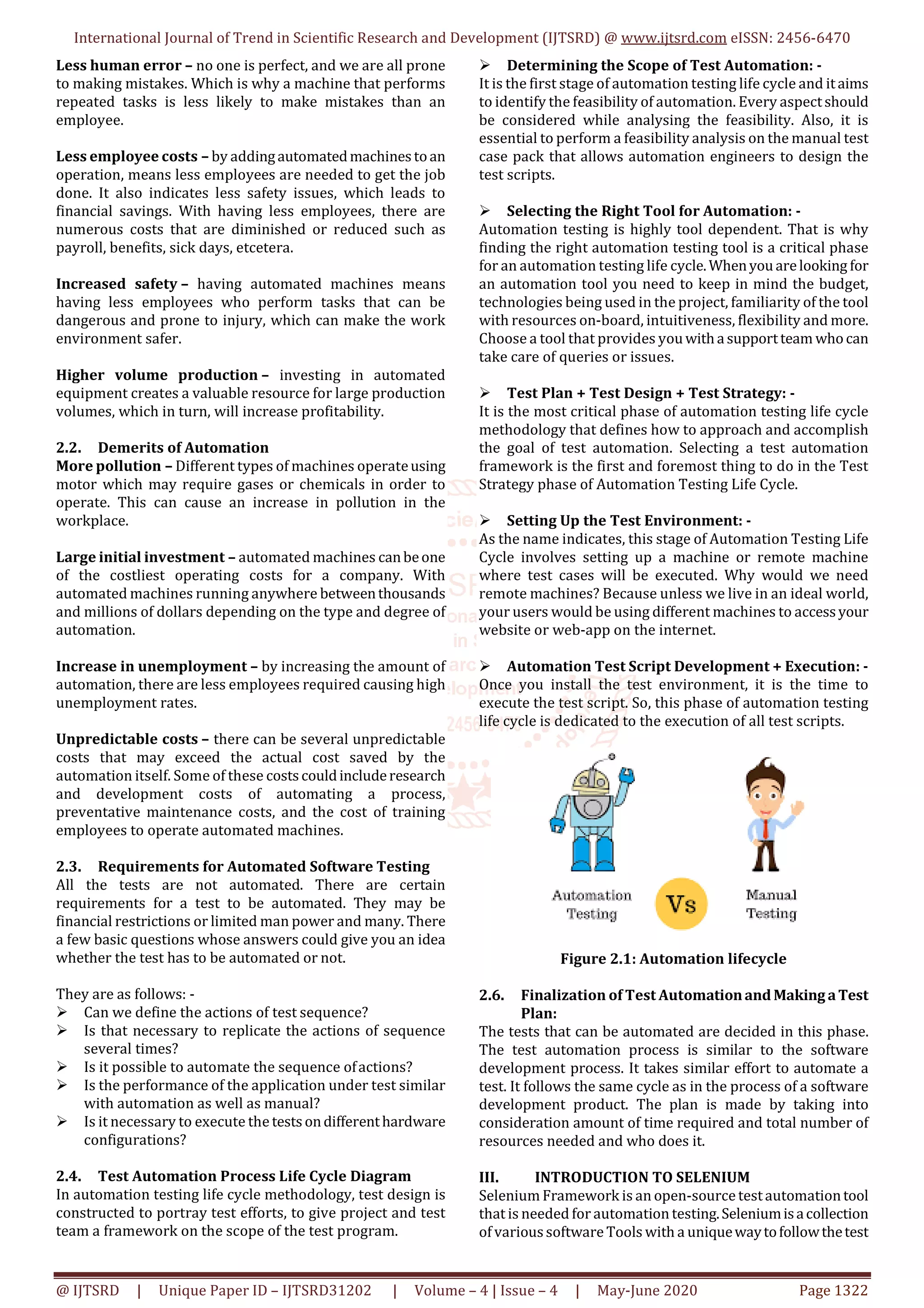 Selenium A Trending Automation Testing Tool Pdf