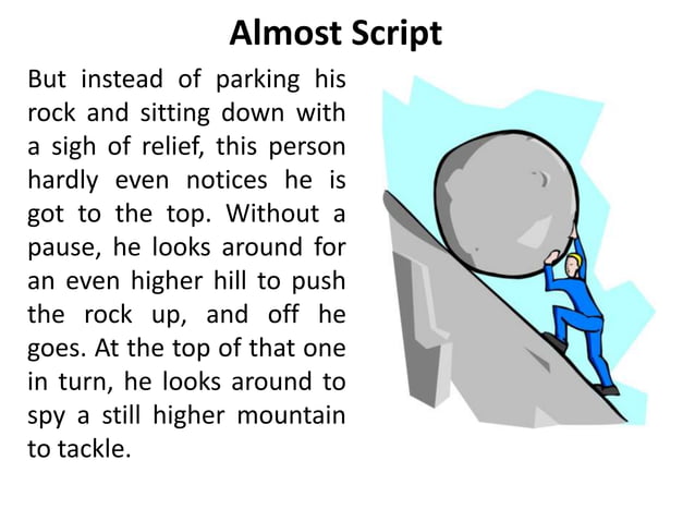Almost script type 2 - Transactional Analysis | PPTX