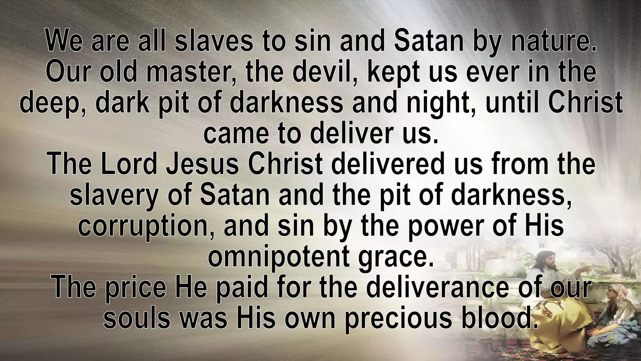 243-244 Five Pictures of Redemption-How did the Lord God show Moses His glory | PPTX ...