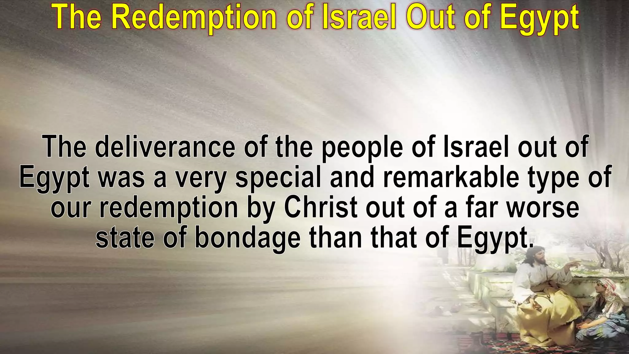 243-244 Five Pictures of Redemption-How did the Lord God show Moses His ...