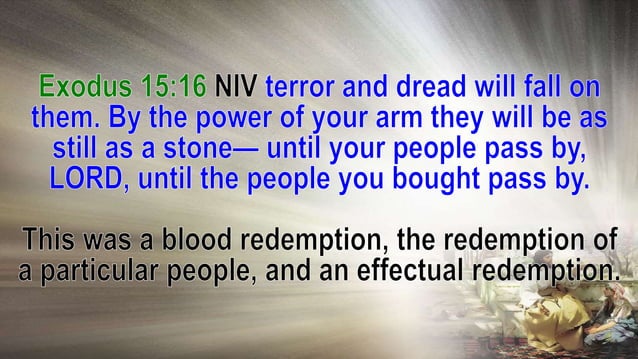 243-244 Five Pictures of Redemption-How did the Lord God show Moses His ...