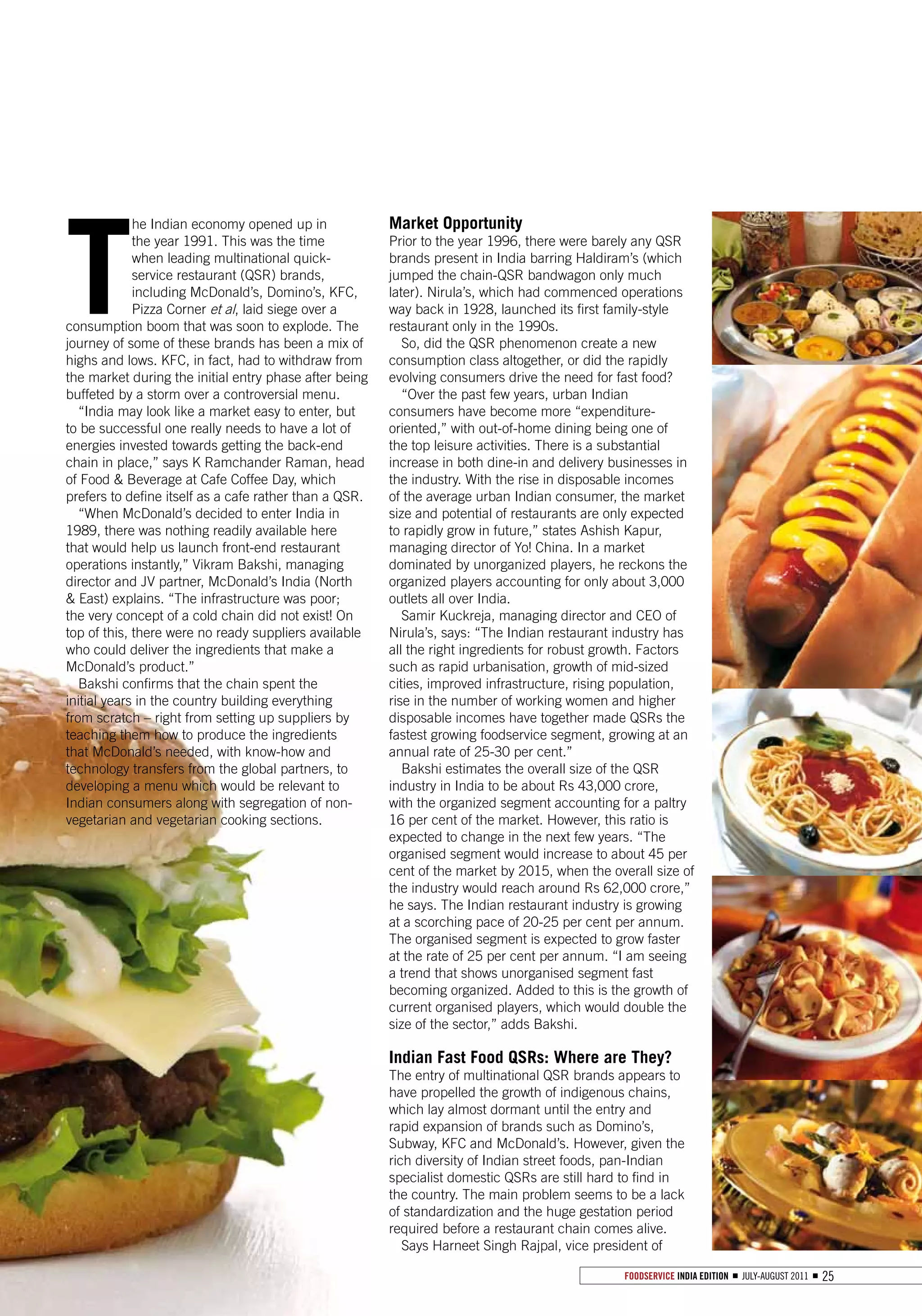 Indian QSR Sector | PDF
