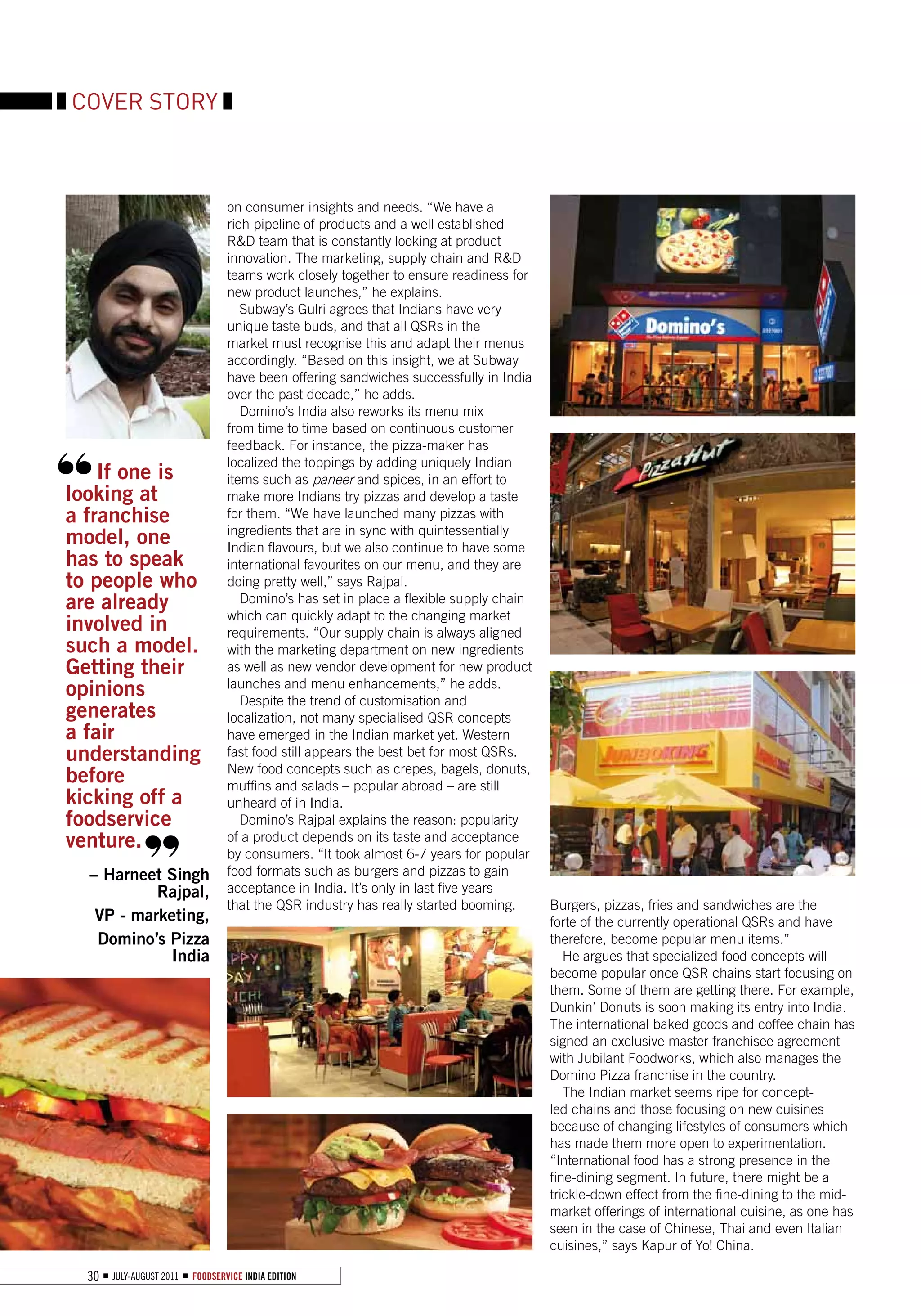 Indian QSR Sector | PDF