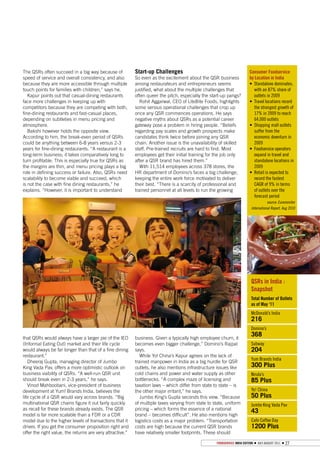 Indian QSR Sector | PDF