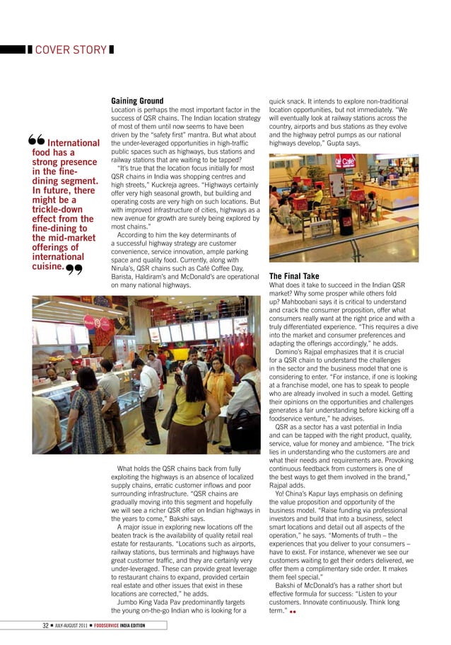 Indian QSR Sector | PDF