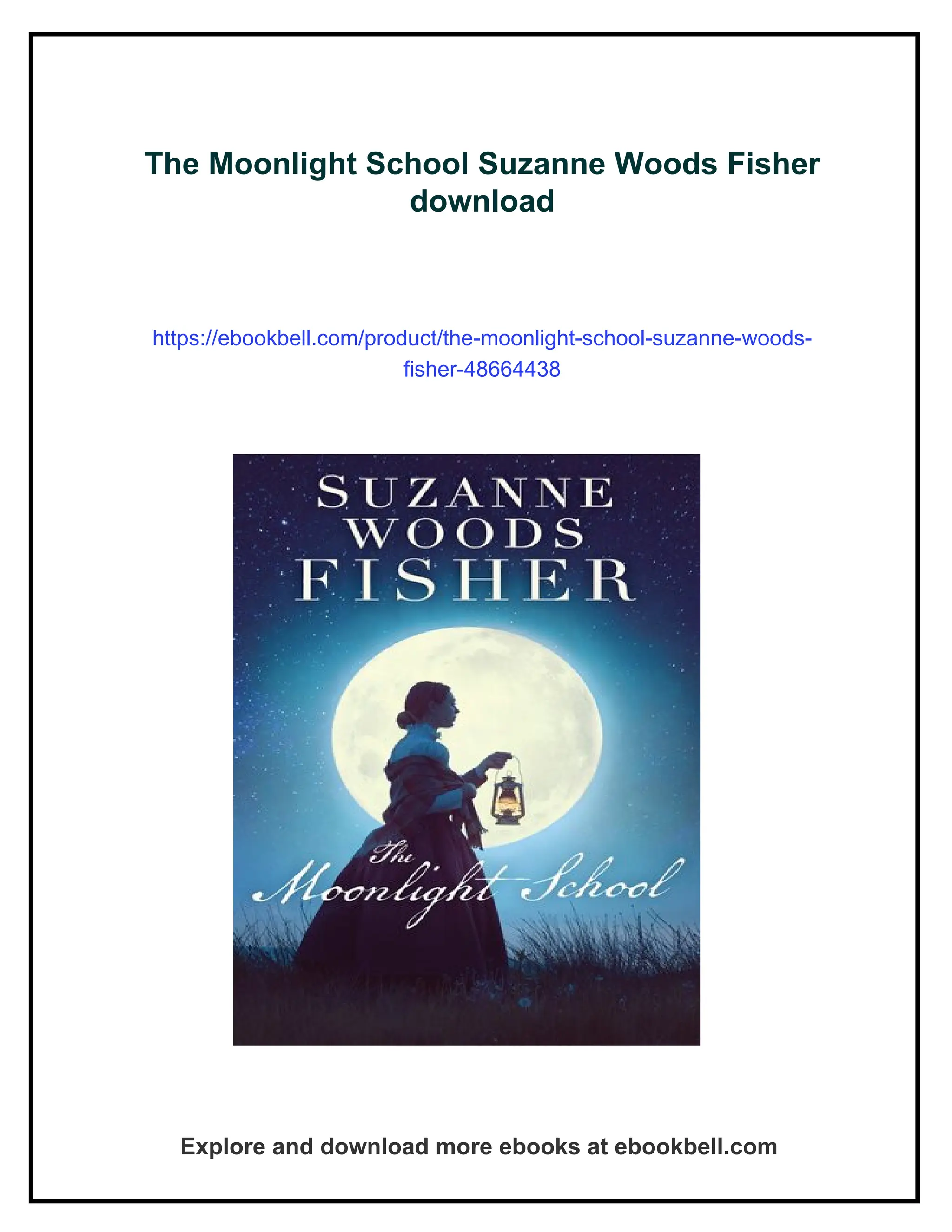The Moonlight School Suzanne Woods Fisher | PDF