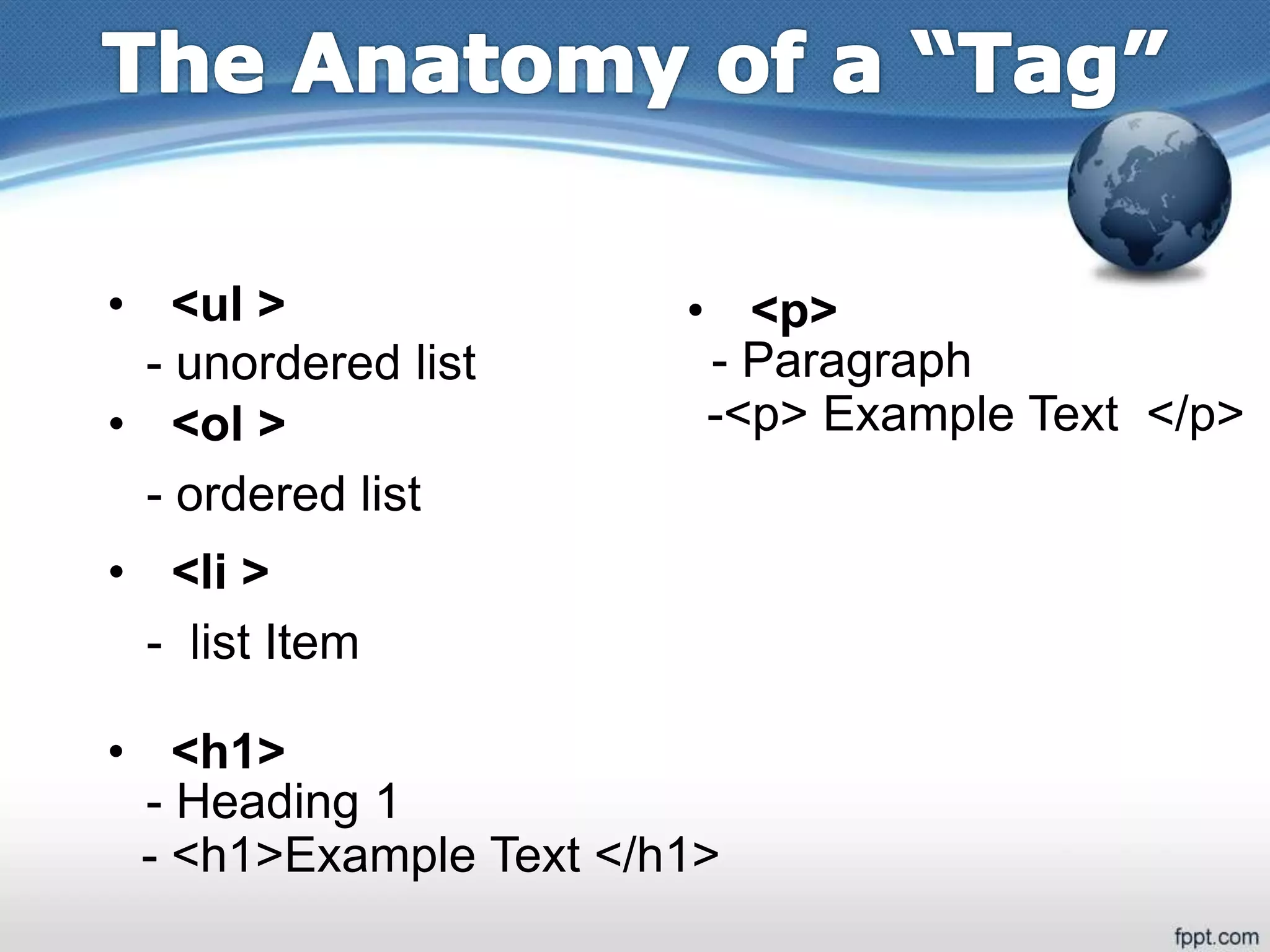 Basic Web Development | PPT