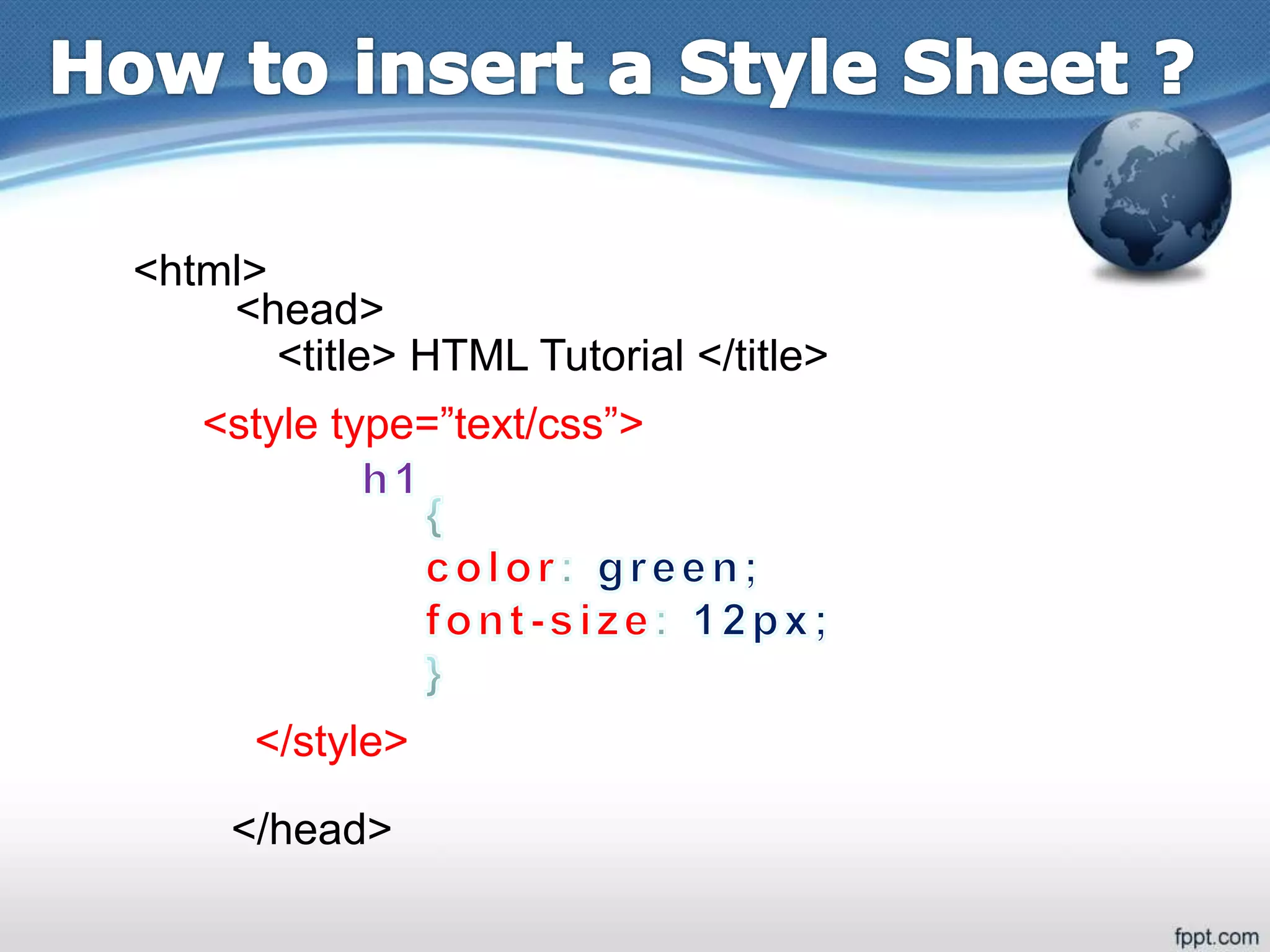 Basic Web Development | PPT