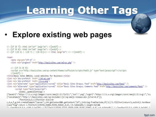 Basic Web Development | PPT