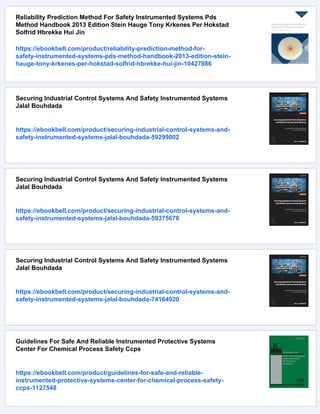 Safety Instrumented System Design Techniques And Design Verification ...