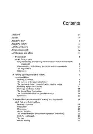 Communication Skills In Mental Health Care An Introduction Xavier Coll ...