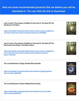 The Lost Rainforests Of Britain Guy Shrubsole | PDF