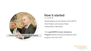 Patent Pro Bono: Helping under resourced inventors achieve their dreams ...