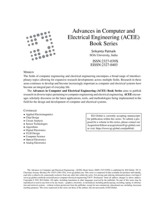 Emerging Nanotechnology Applications In Electrical Engineering Ahmed ...