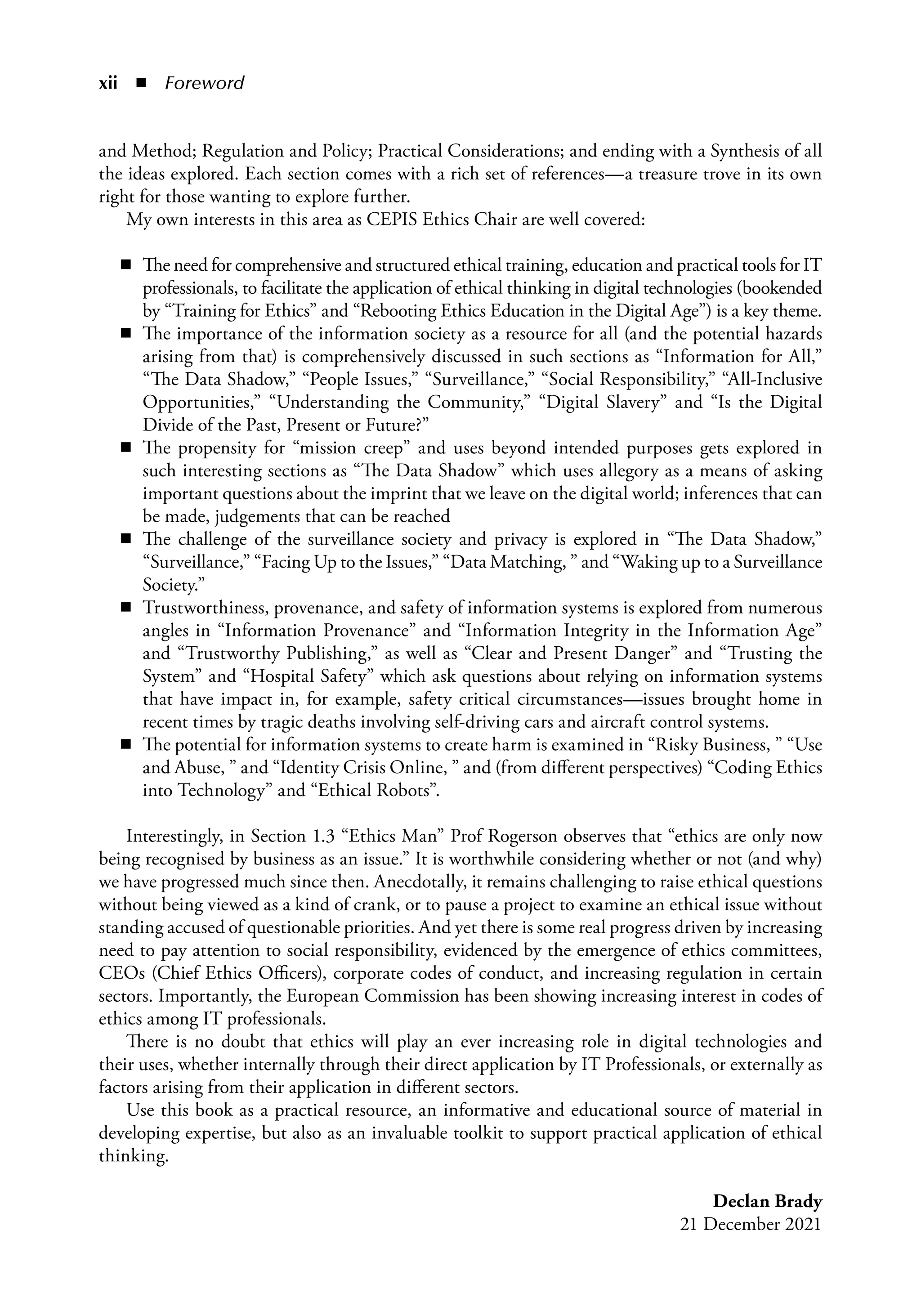 Ethical Digital Technology In Practice Simon Rogerson | PDF