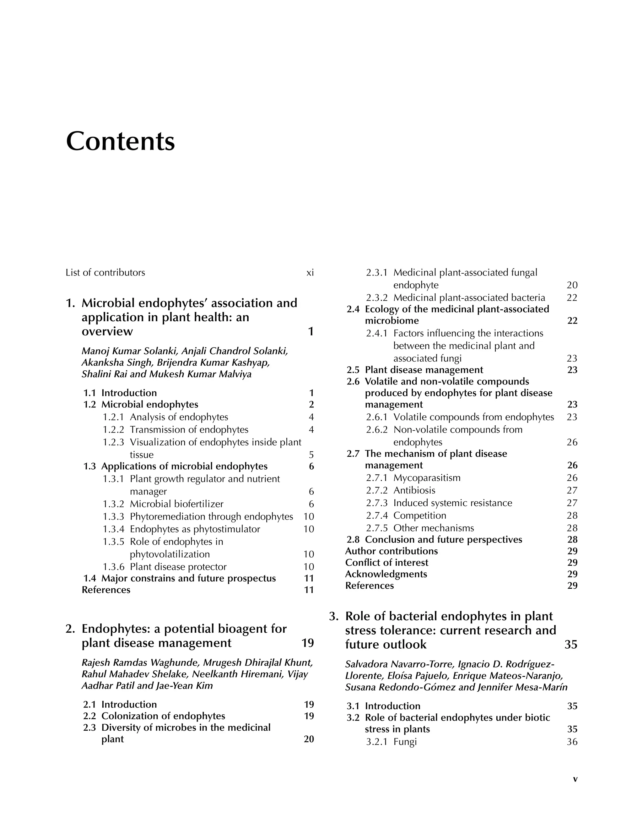 Microbial Endophytes And Plant Growth Beneficial Interactions And ...