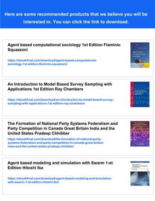 Party Competition An Agent Based Model Michael Laver | PDF