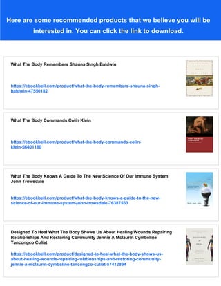 What The Body Remembers Shauna Singh Baldwin | PDF