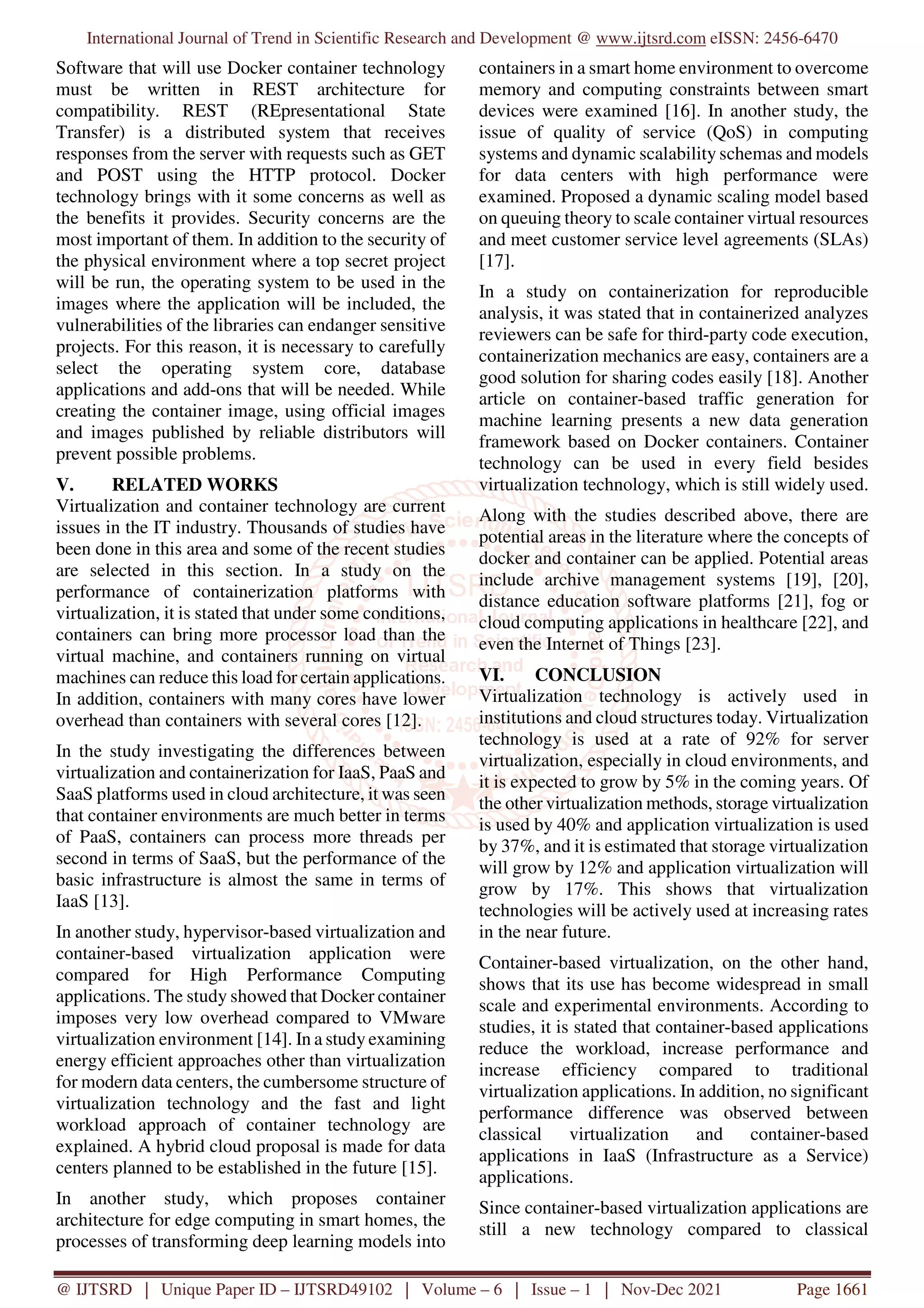 Container Ecosystem And Docker Technology Pdf Cloud Computing Internet