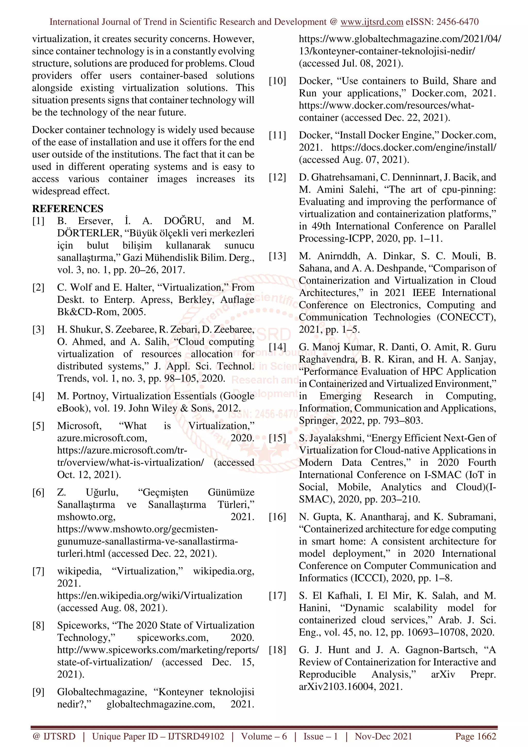 Container Ecosystem And Docker Technology Pdf Cloud Computing Internet