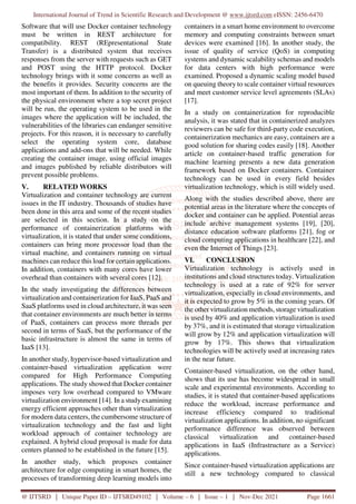 Container Ecosystem and Docker Technology | PDF | Cloud Computing | Internet