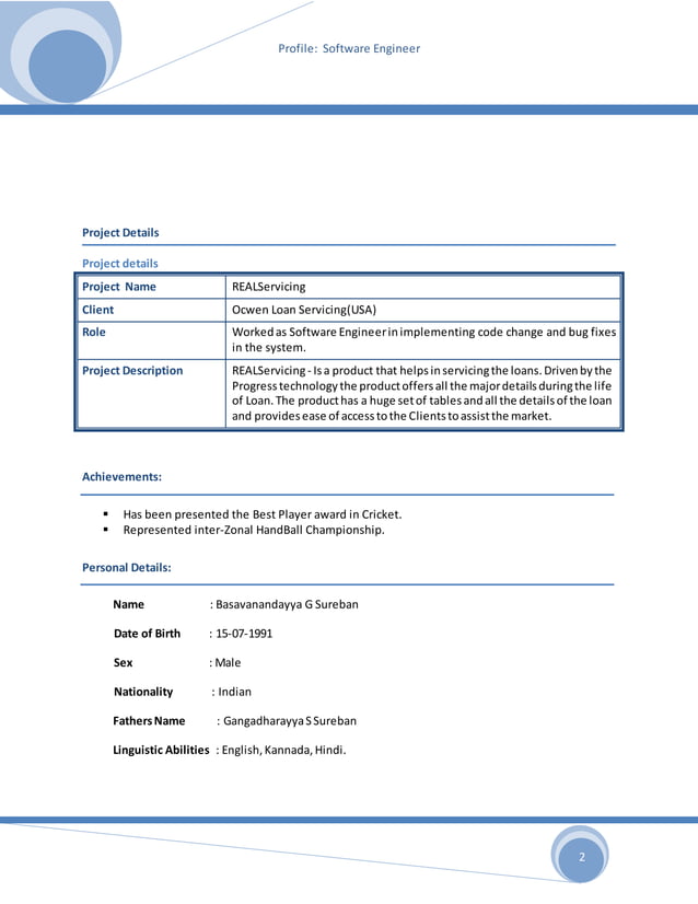 Basavanandayya-Resume_new_doc | DOCX | Computer Software and Applications | Computing
