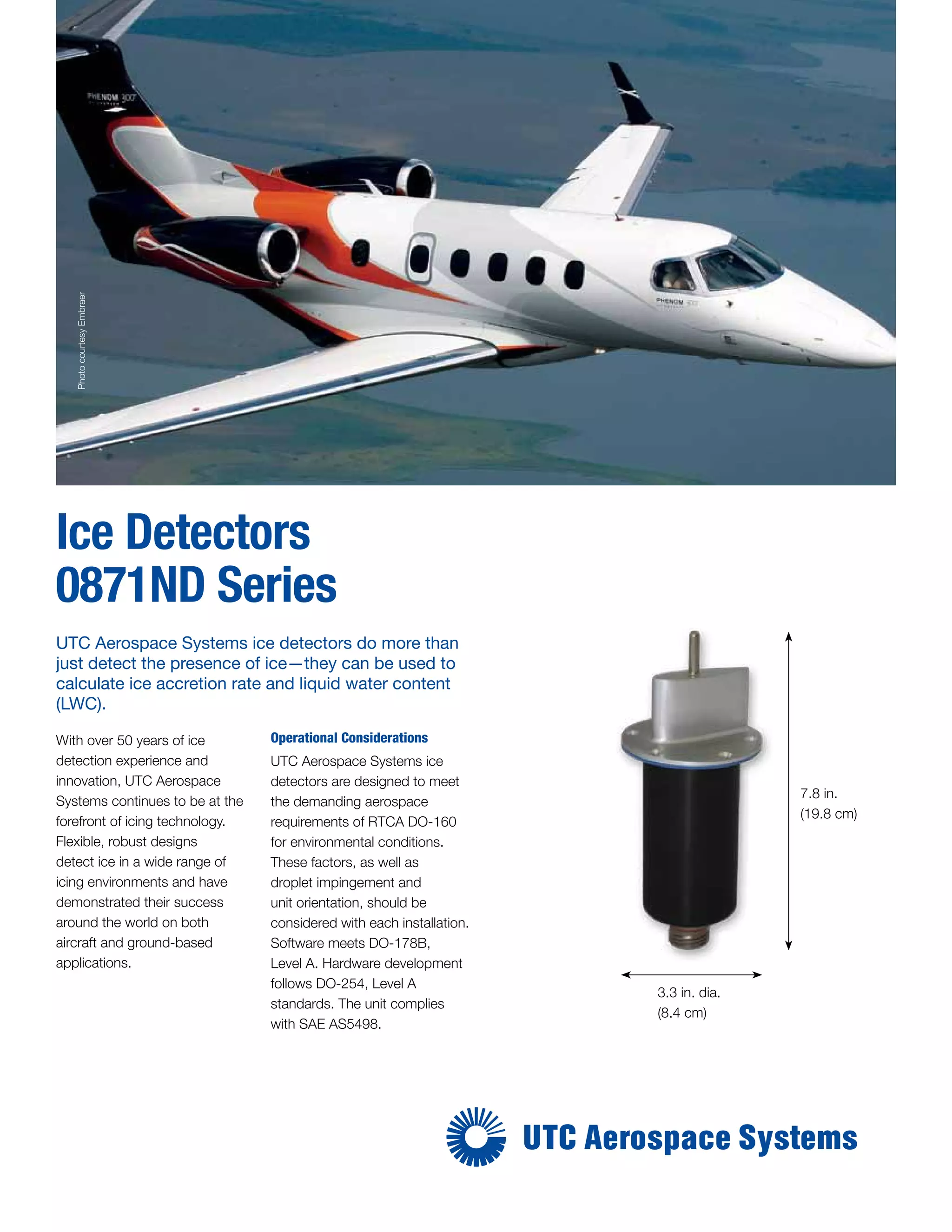 UTAS Model 0871ND Ice Detector | PDF